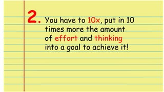 4 rules 10 x | PPTX