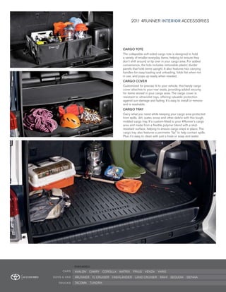 2011 Toyota 4Runner Accessories Dallas | PDF