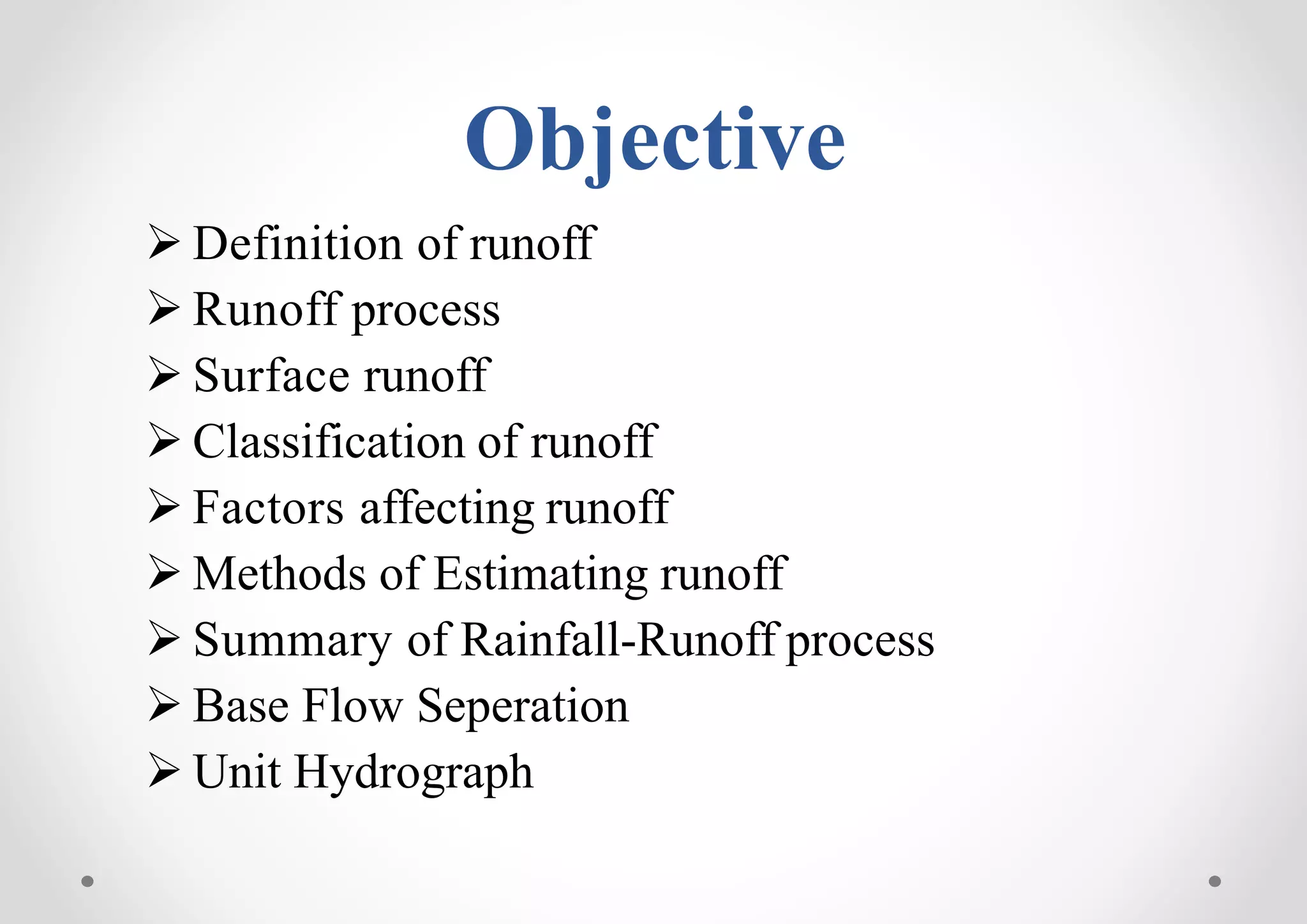 4 runoff and floods | PPTX | Geography | Science