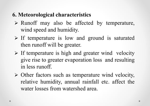 4 runoff and floods | PPTX | Geography | Science