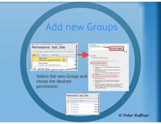 SharePoint Lesson #4: Stop inheriting permissions | PDF