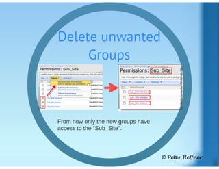 SharePoint Lesson #4: Stop inheriting permissions | PDF