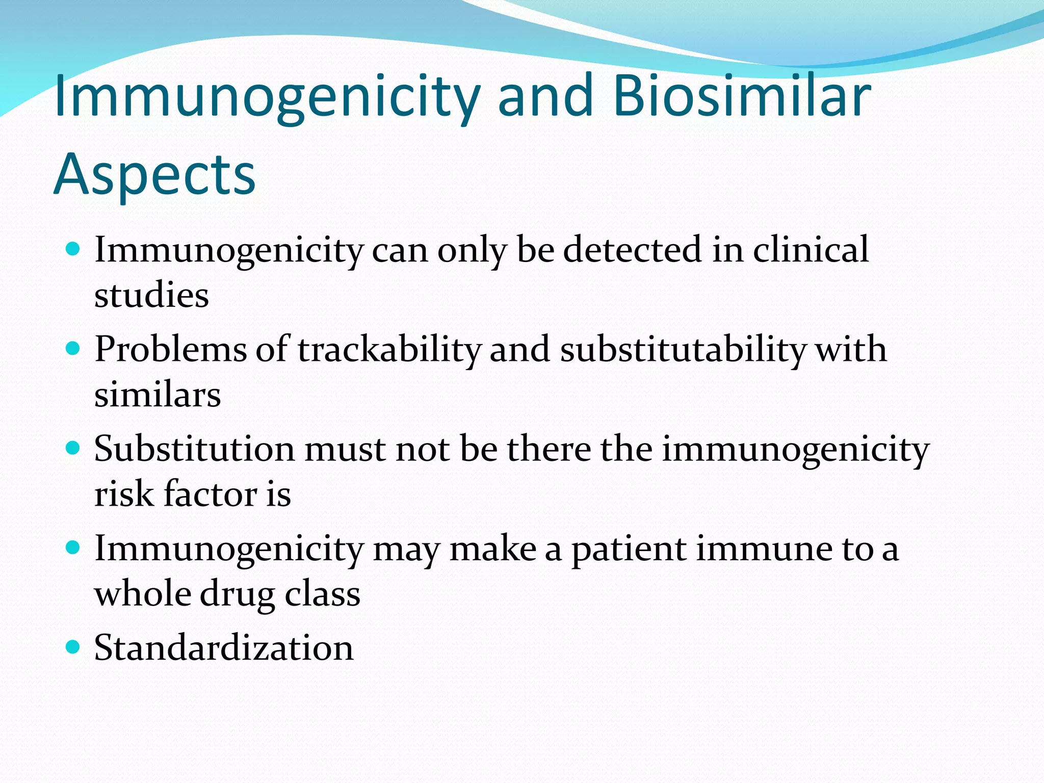 31. Immunogenicity of Biologicals: Clinical Consequences | PDF