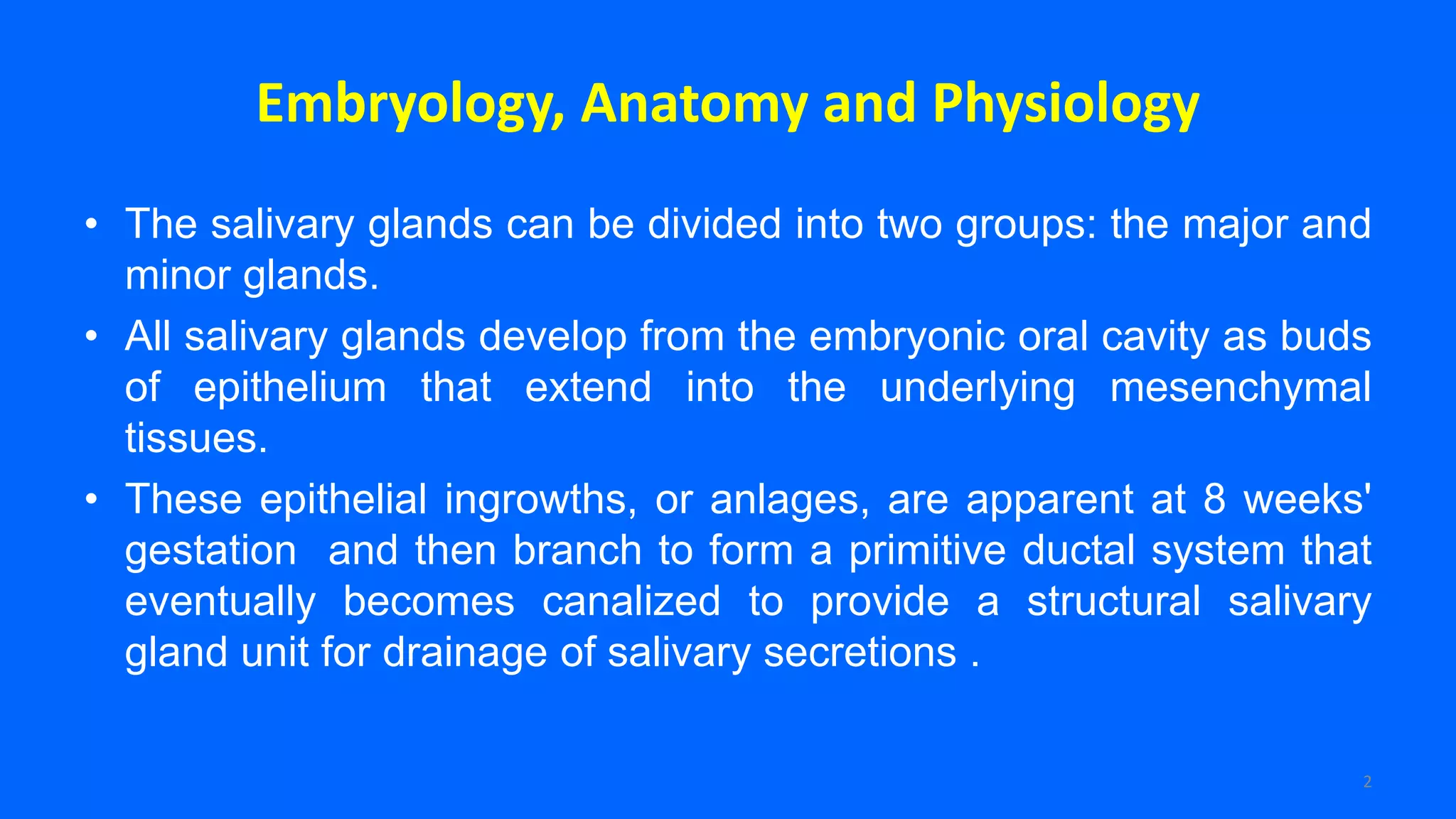 lecture 4 Diagnosis and management of salivary gland disorders | PPTX