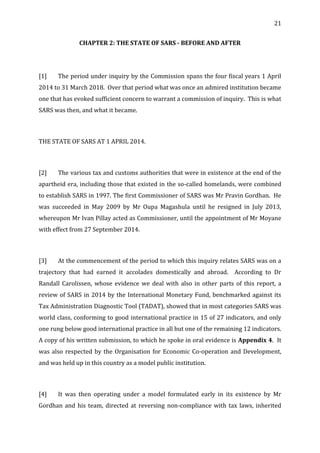 The Presidency - SARS Commission Final Report | PDF