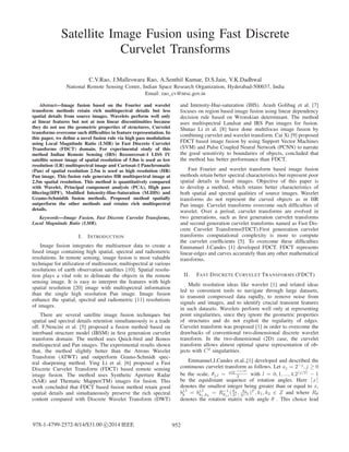 4 satellite image fusion using fast discrete | PDF
