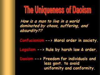 Power point on daoism, confucianism and buddhism | PPT