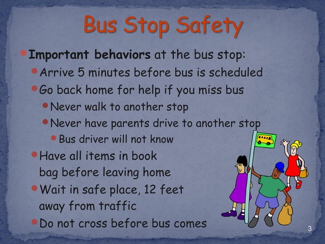 School Bus Safety | PPT | Travel Preparation and Advice | Travel