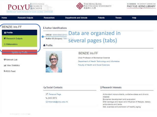 DSpace standard Data model and DSpace-CRIS | PPT