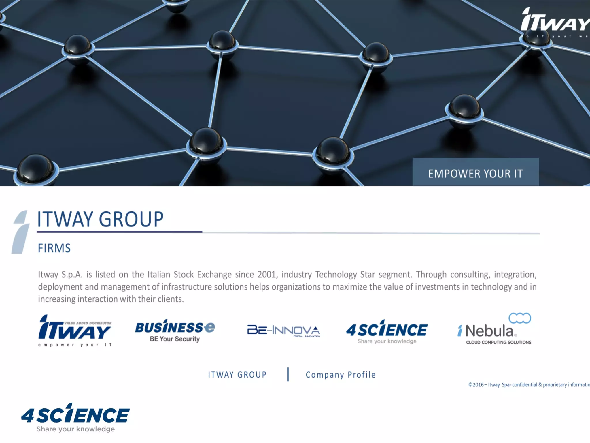 4Science Company presentation | PPT