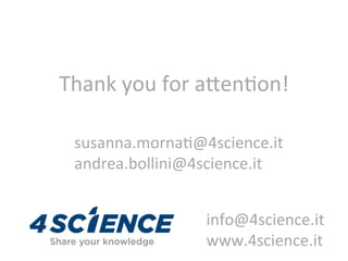 4Science Company presentation | PPT
