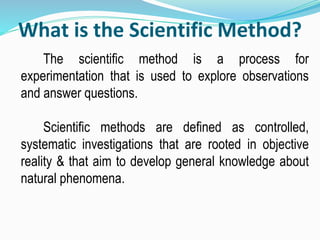 4 scientific method | PPTX