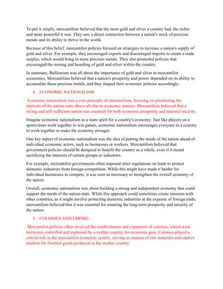 Merchantalists view on International trade.docx