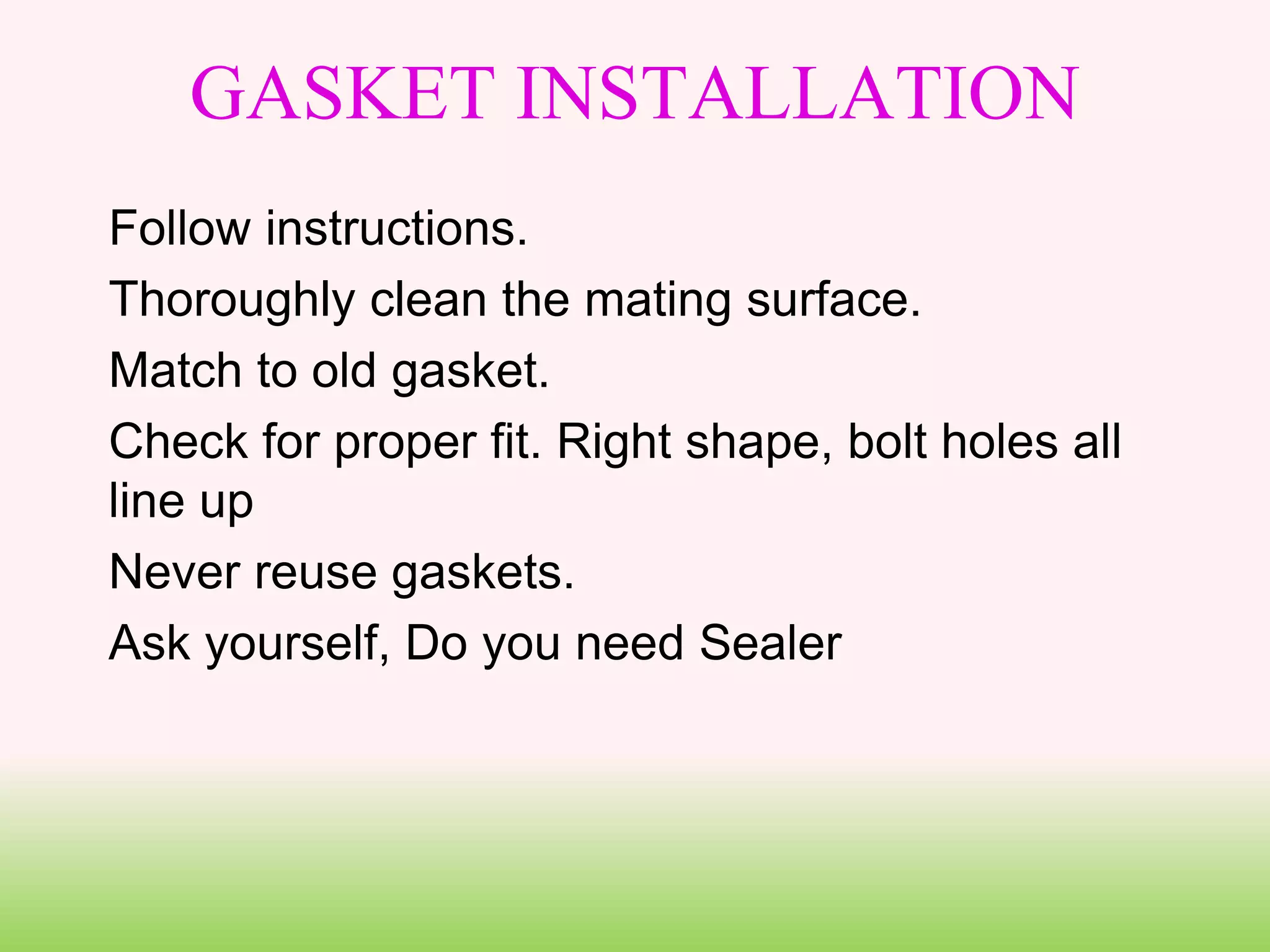 4 Seals and gaskets | PPT