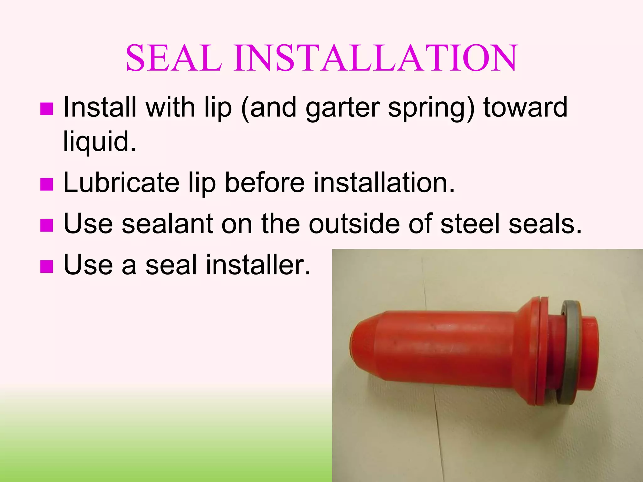 4 Seals and gaskets | PPT