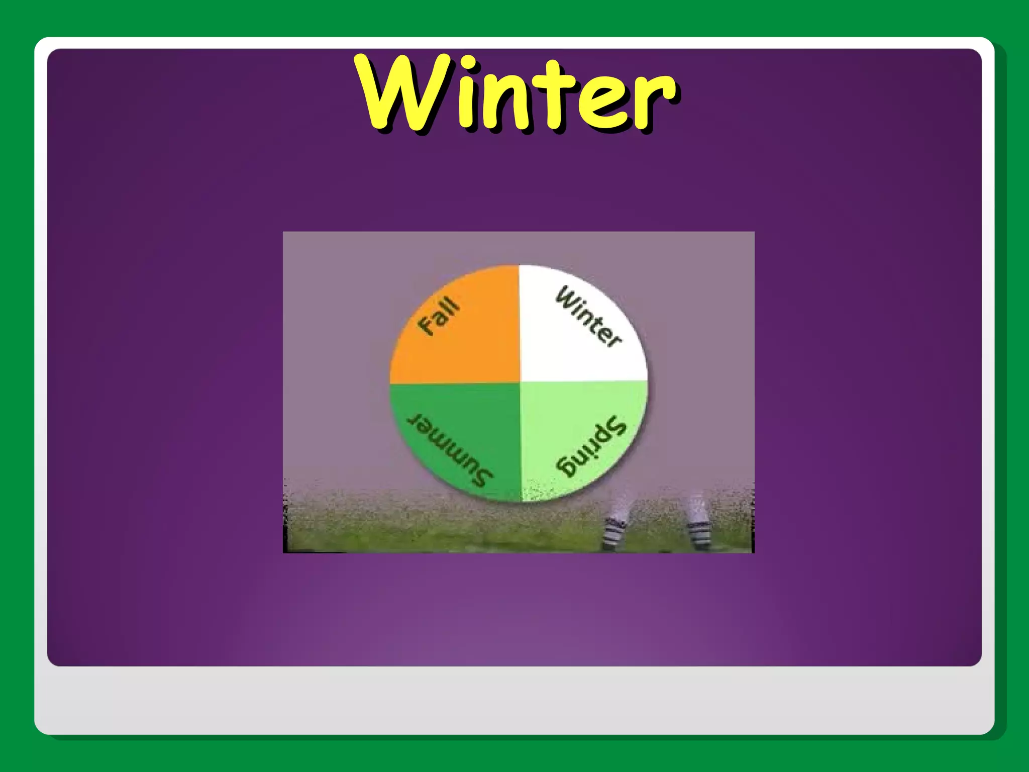 Redesigned Four Seasons | PPT | Weather | Science