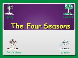 Redesigned Four Seasons | PPT | Weather | Science