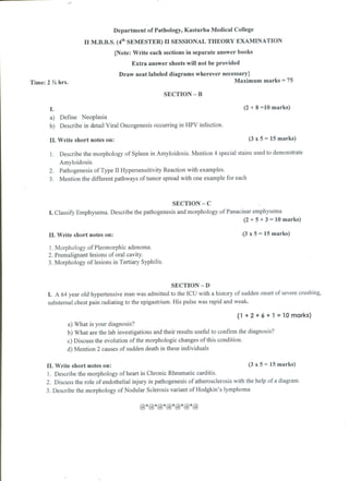 4 sem pathology - 2005 to 2010 1 | PDF