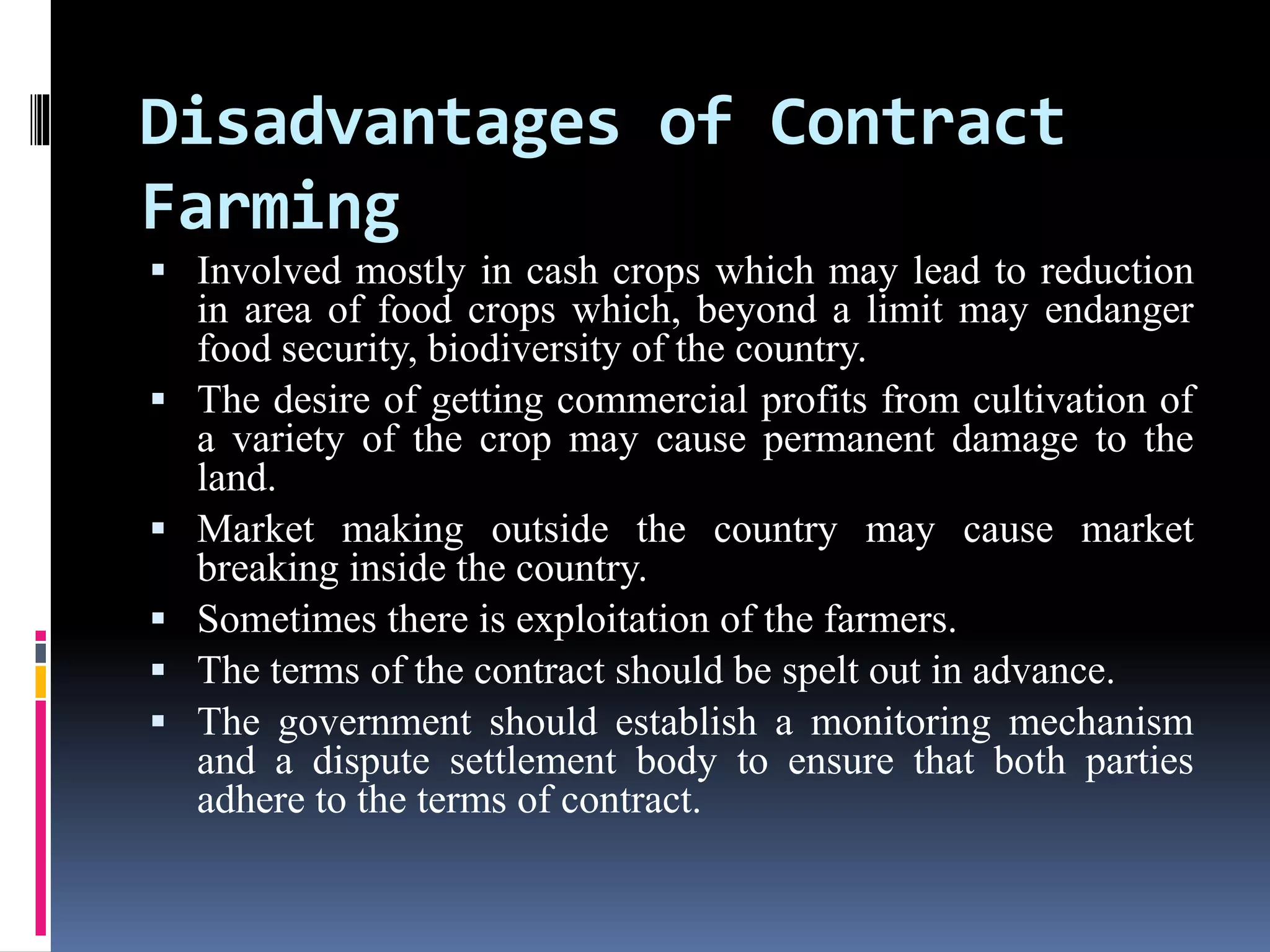 contract farming | PPTX