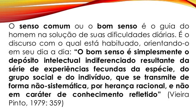 4 filosofia e senso comum