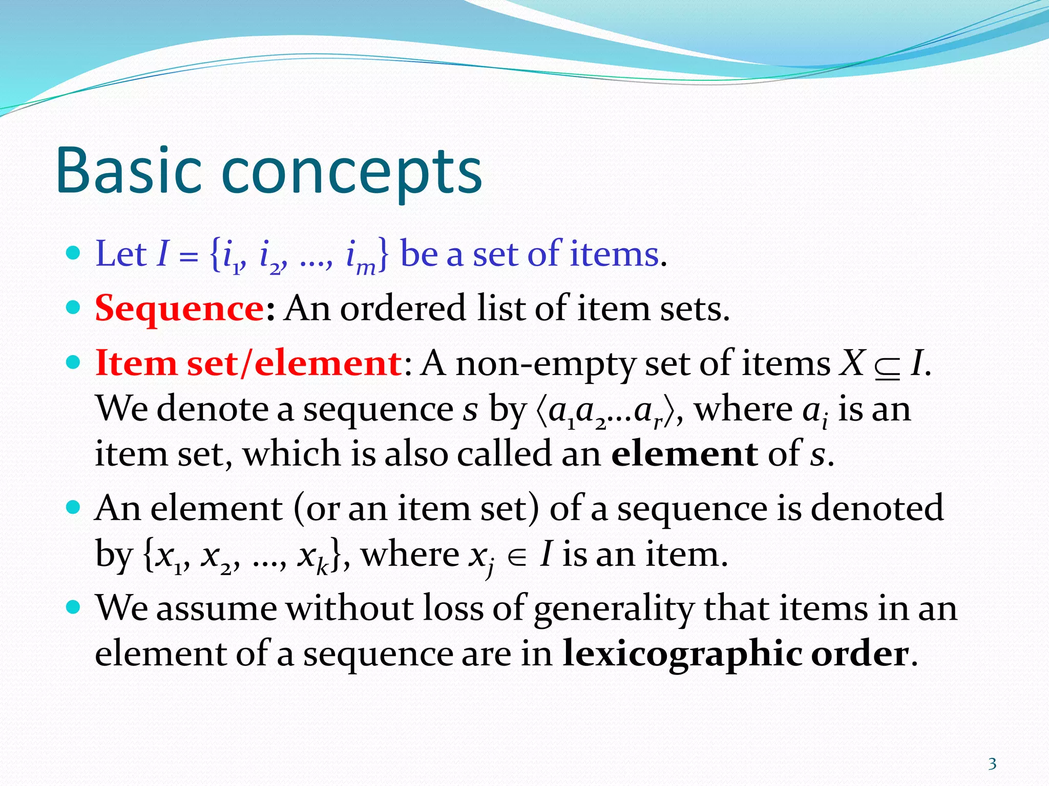 4 sequential pattern mining | PPT 4 sequential pattern mining | PPT