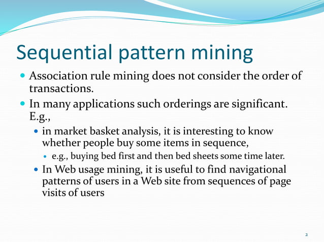 4 sequential pattern mining | PPT