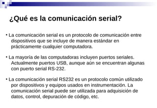 Comunicaciones Digitales : Protocolos Seriales | PDF
