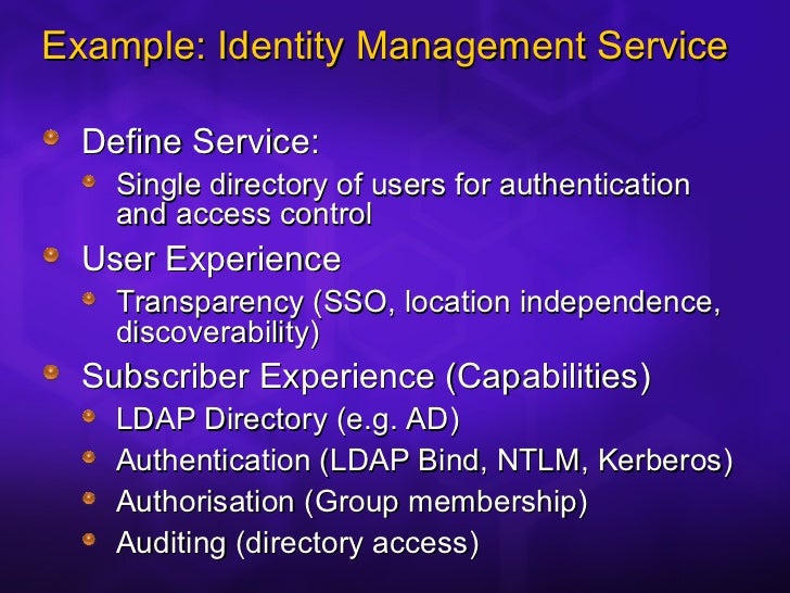 Service Oriented Infrastructure