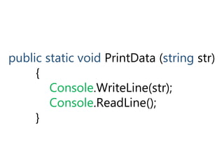 Introduction to C# | PPTX