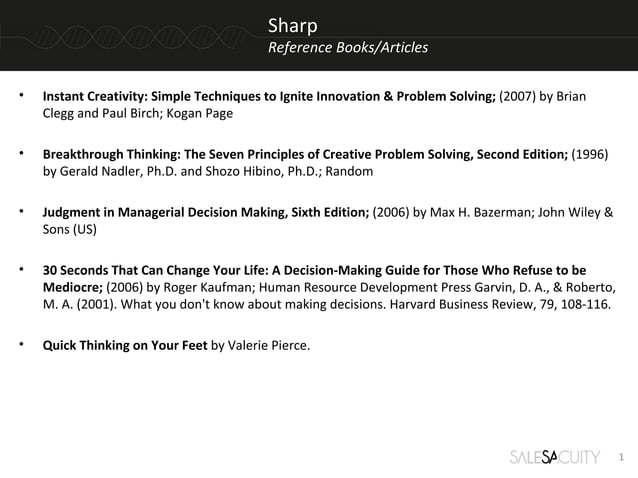 4 sharp reading | PPT