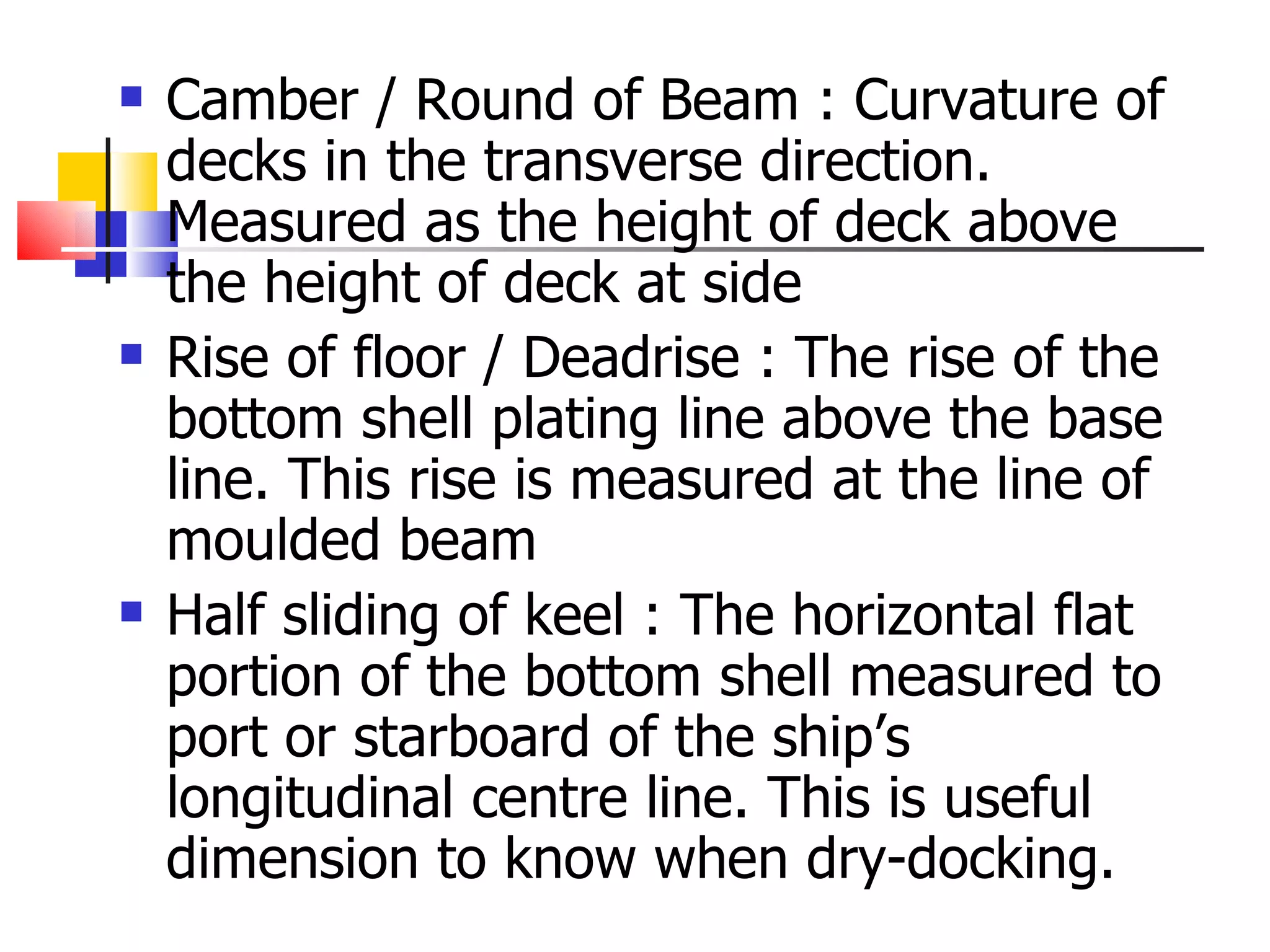 4 ship dimensions | PPT