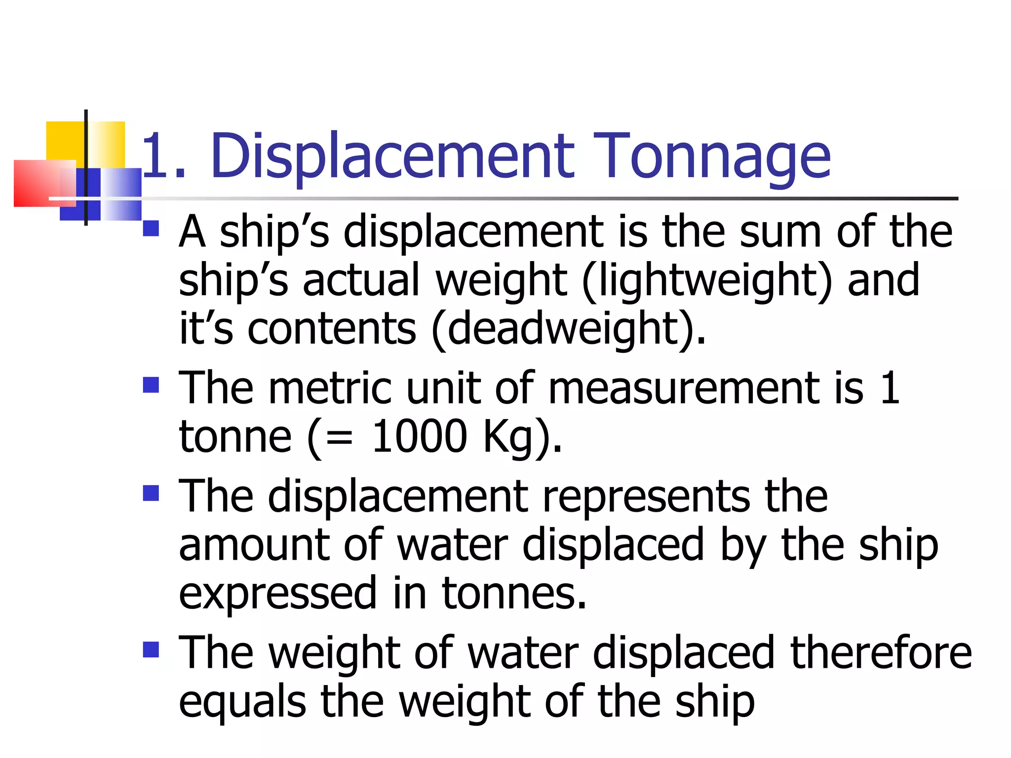 4 ship dimensions | PPT