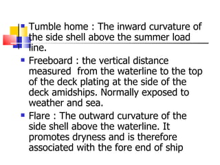 4 ship dimensions | PPT