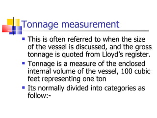4 ship dimensions | PPT