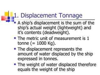 4 ship dimensions | PPT