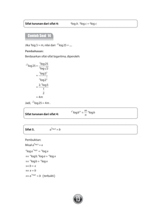4 sifat sifat logaritma | PDF