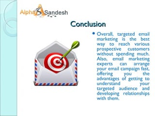 4 significant benefits of creating targeted email marketing campaign | PPT