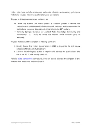 4 simple rules for transcribing oral history | PDF