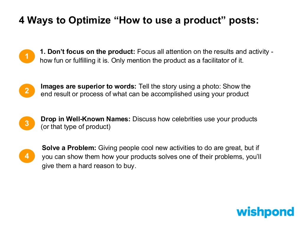 3 examples of how to