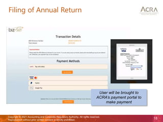 Singapore - Seamless Filing Project | PPTX