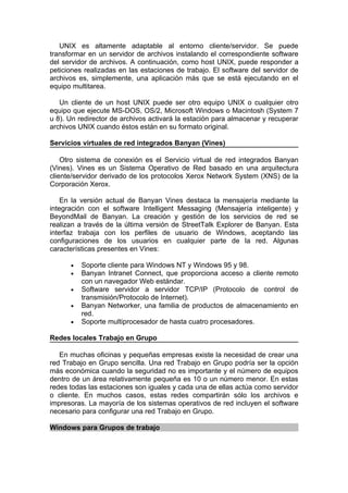 4 Sistemas Operativos De Red | DOC