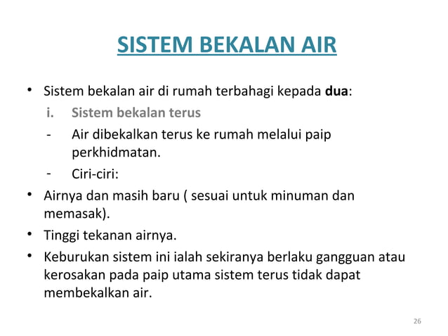 4 sistem bekalan air sejuk | PPT