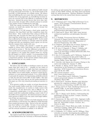 4) sizing router buffers | PDF