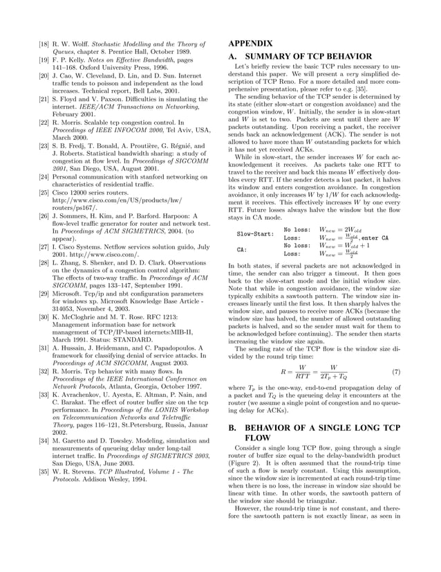 4) sizing router buffers | PDF