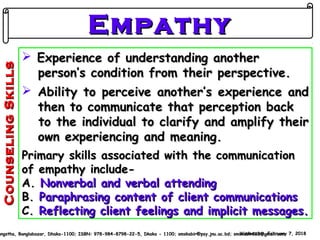 Skills Required in Counseling | PPT