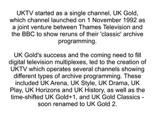 Television Presentation | ODP