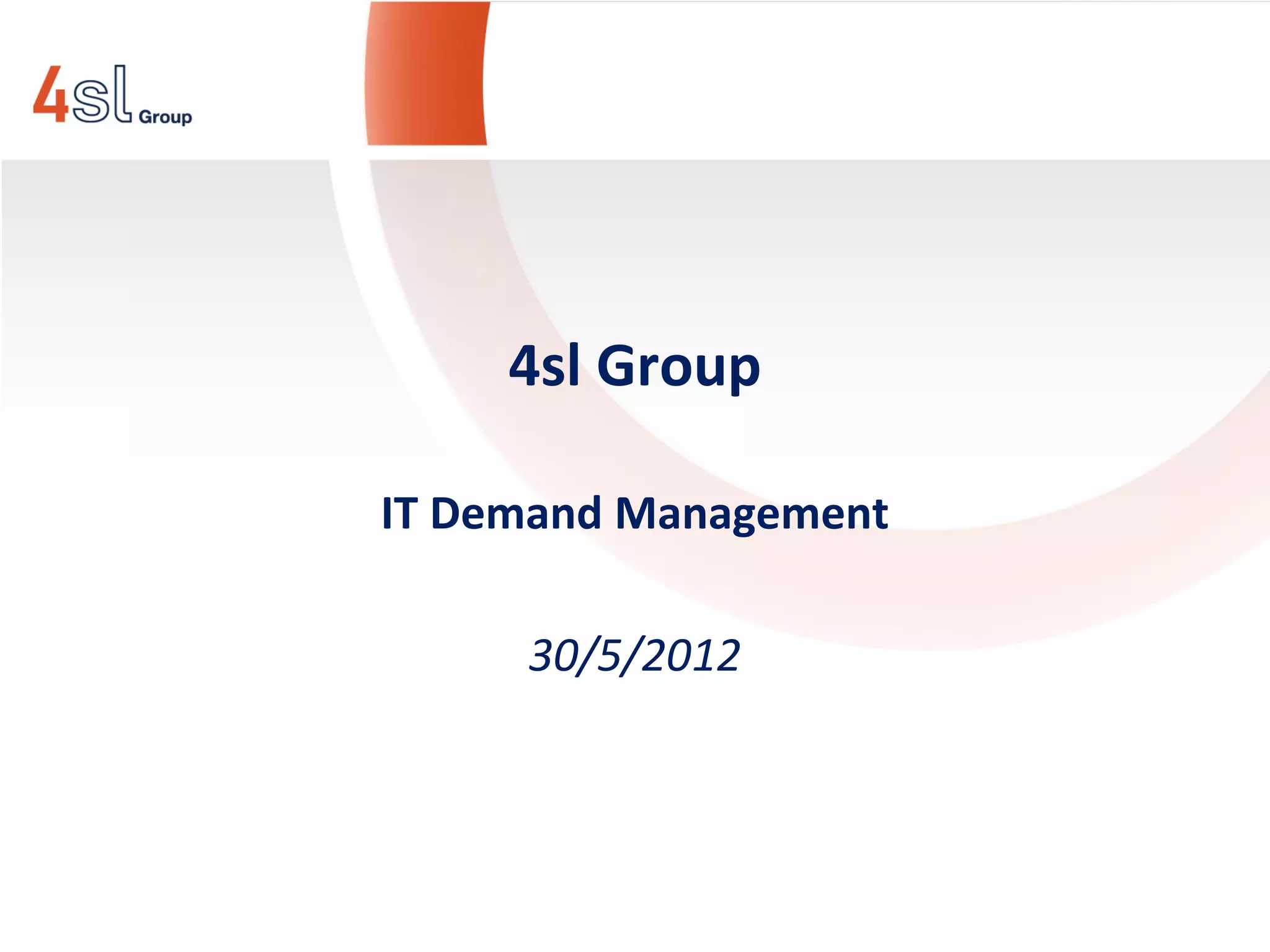 4sl Demand Management | PDF