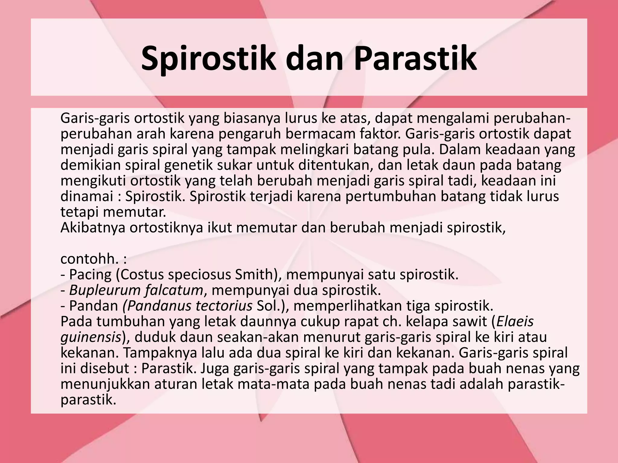 PPT Morfologi Tumbuhan - Tata Letak, Rumus, dan Diagram Daun | PPTX