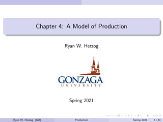 Chapter 4 - Model of Production | PPT
