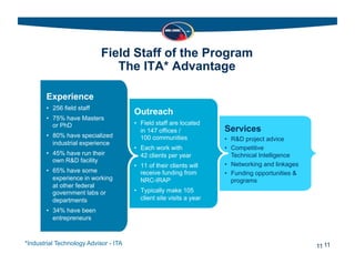 Industrial Research Assistance Program (NRC-IRAP) - Innovation ...